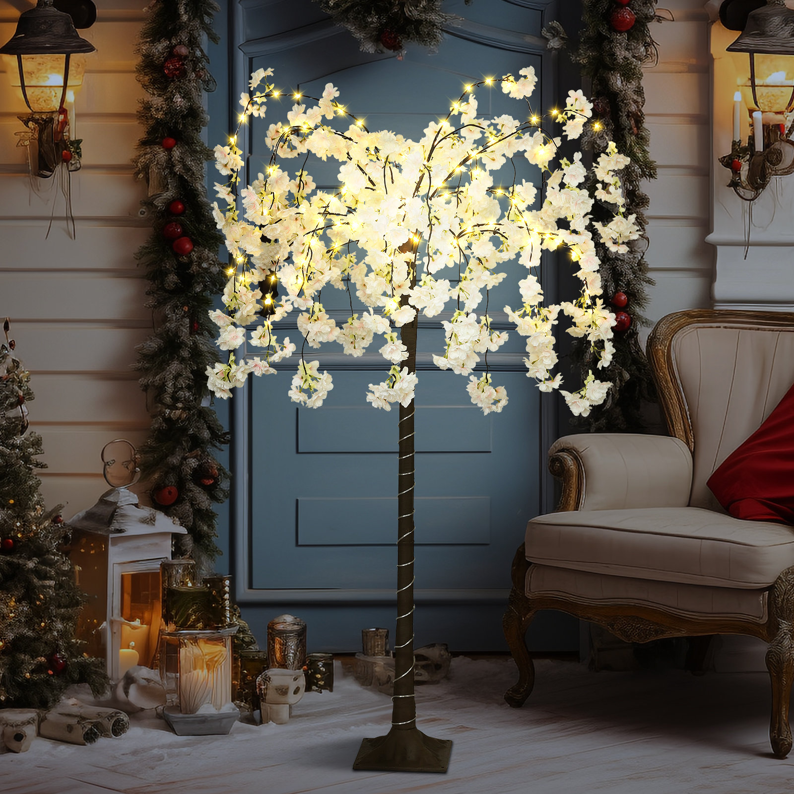 Wade Logan 48'' Cherry Blossom Tree | Wayfair