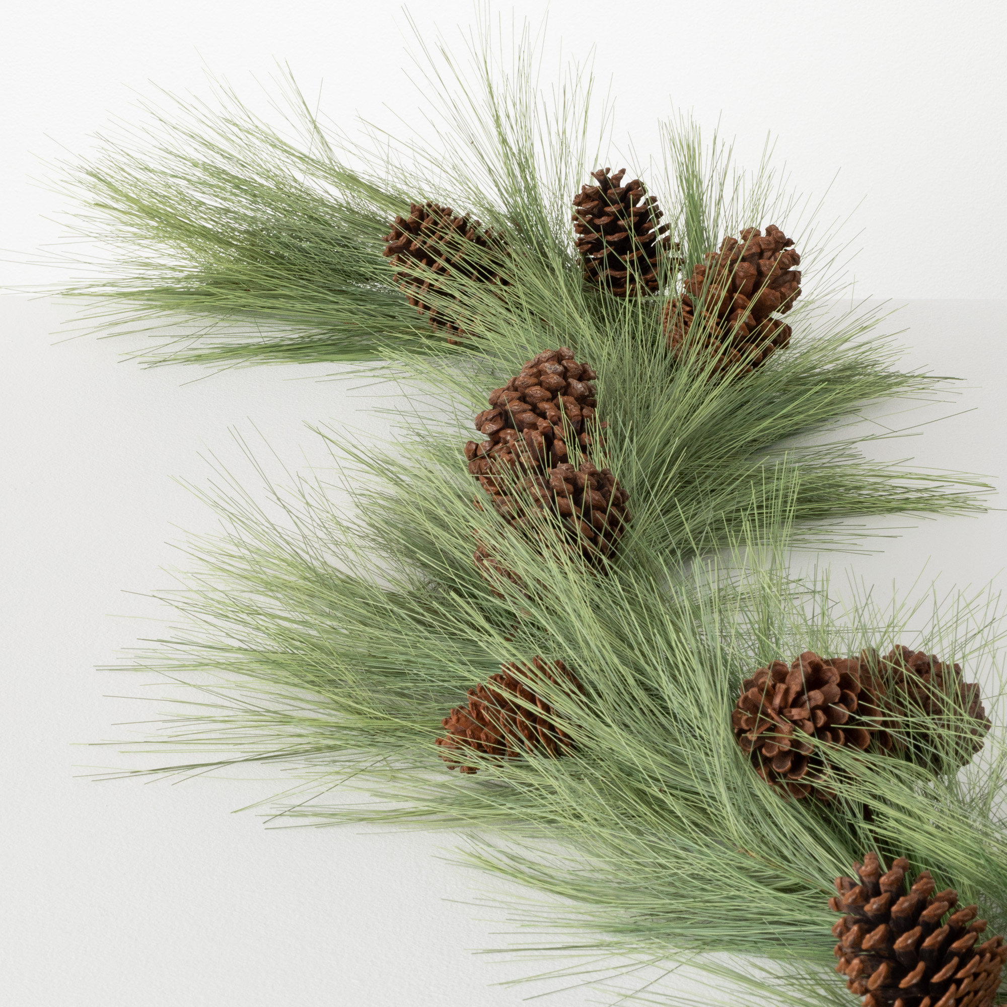 The Holiday Aisle® Pomilla 72" Artificial Pine Garland & Reviews | Wayfair