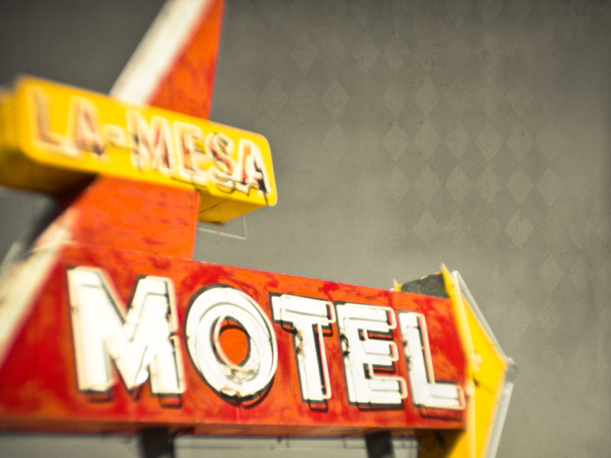 Wrought Studio™ Retro La Mesa Motel Sign by Sonja Quintero ...