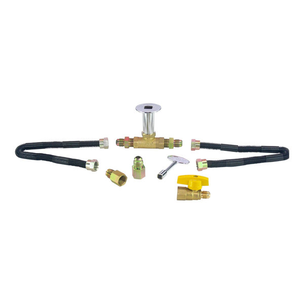 Dreffco Fire Pit Gas Burner High Capacity Complete 3/4" Natural Gas ...