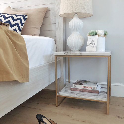 Gold End & Side Tables You'll Love | Wayfair