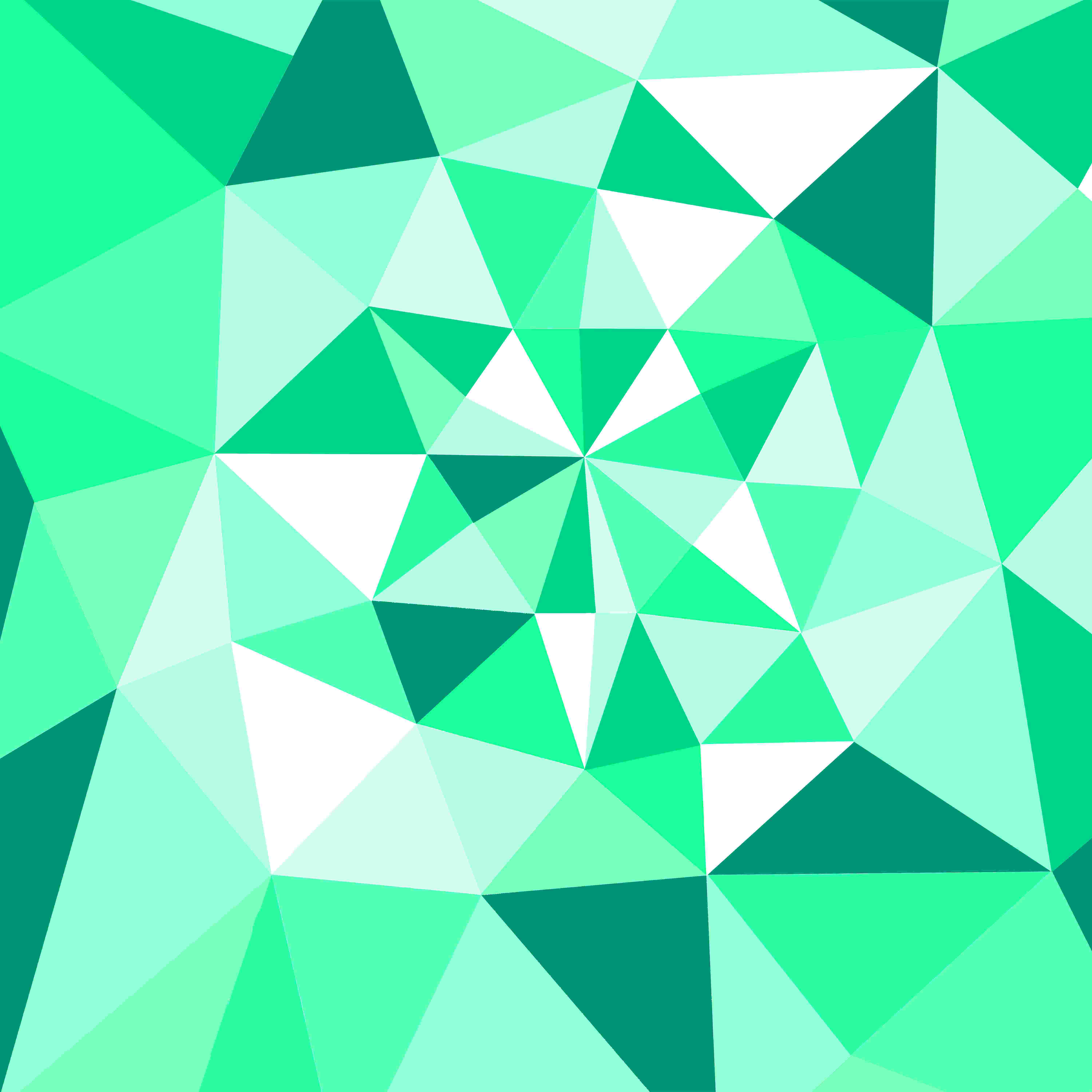 Wrought Studio " Teal Ombre Prism Pattern " | Wayfair