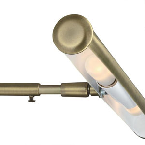 Westinghouse 14 Inch Antique Brass Slimline Picture Light with In Line ...