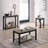 George Oliver 1Pc Coffee Table Gray And Black Two Tone Finish With ...