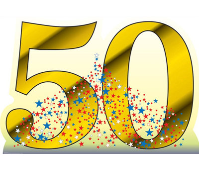 Advanced Graphics Number 50 Life-Size Cardboard Standup | Wayfair