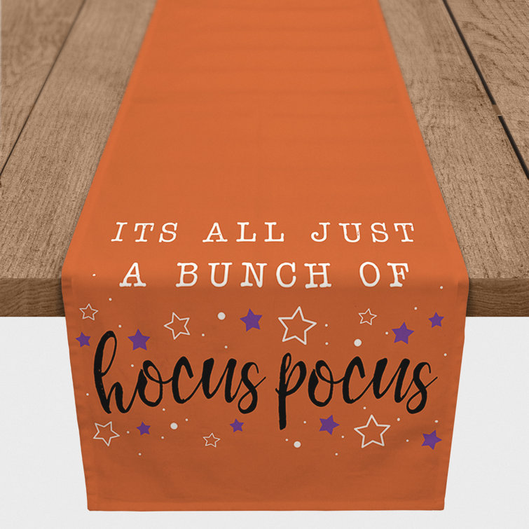 The Holiday Aisle® Watervale Rectangle No Pattern Halloween Polyester ...