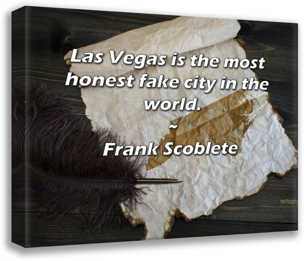 Astoria Grand Gallery Wrapped Canvas By Frank Scoblete: "Las Vegas is ...