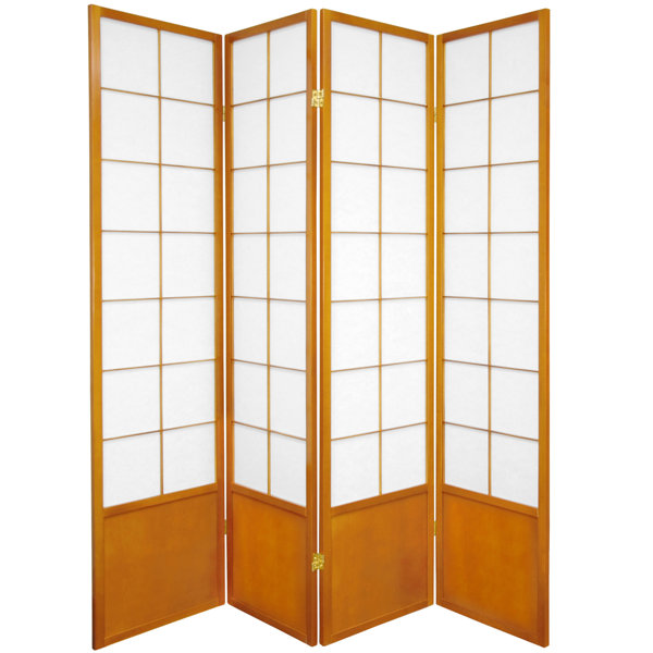 World Menagerie Camille Panel Rice Paper Folding Room Divider & Reviews ...