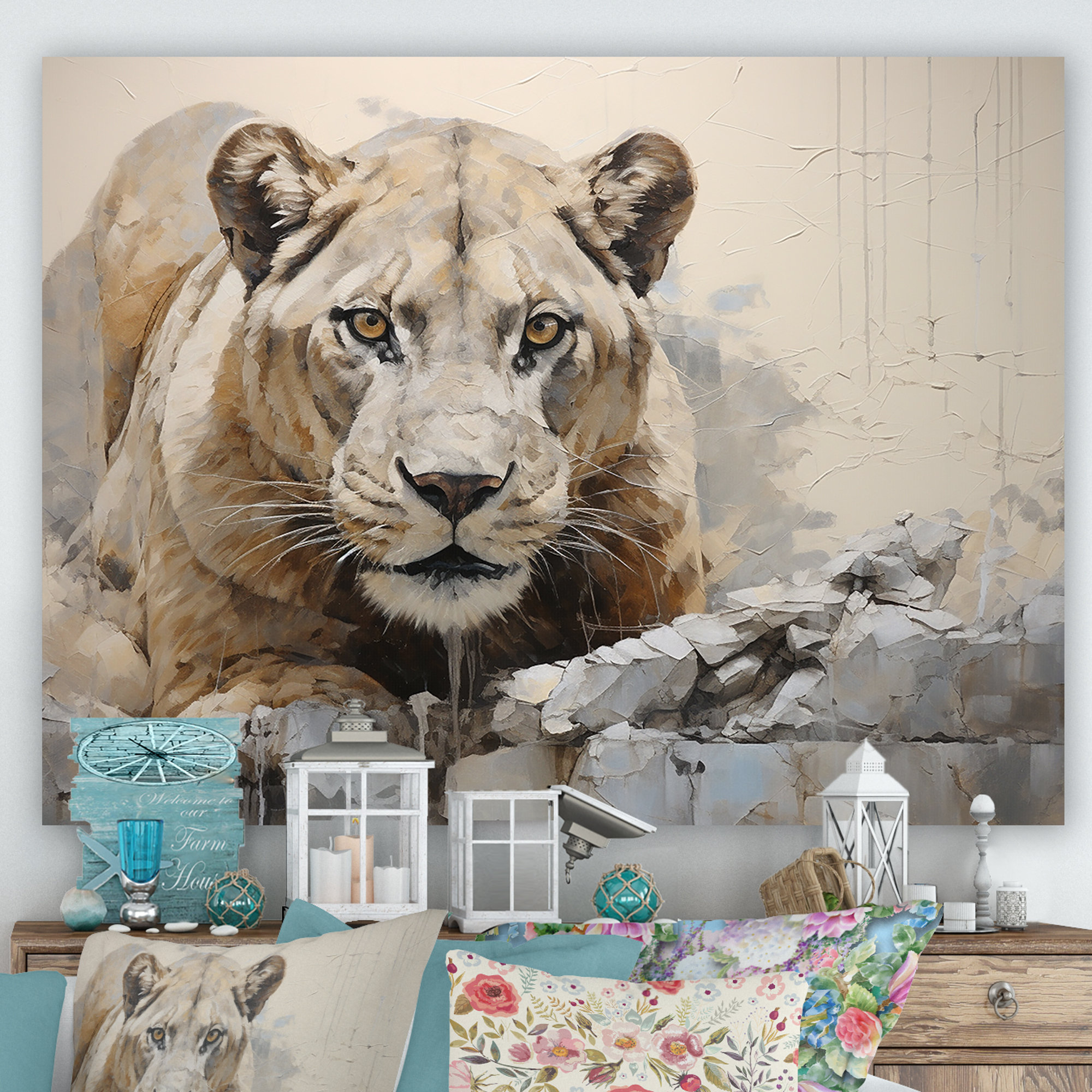 Design Art Minimalism Panther Wild Elegance II - Panther Animal Wall ...