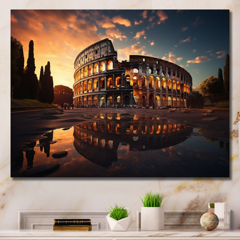 Latitude Run® Italy Colosseum Colosseo - Italy Wall Art | Wayfair