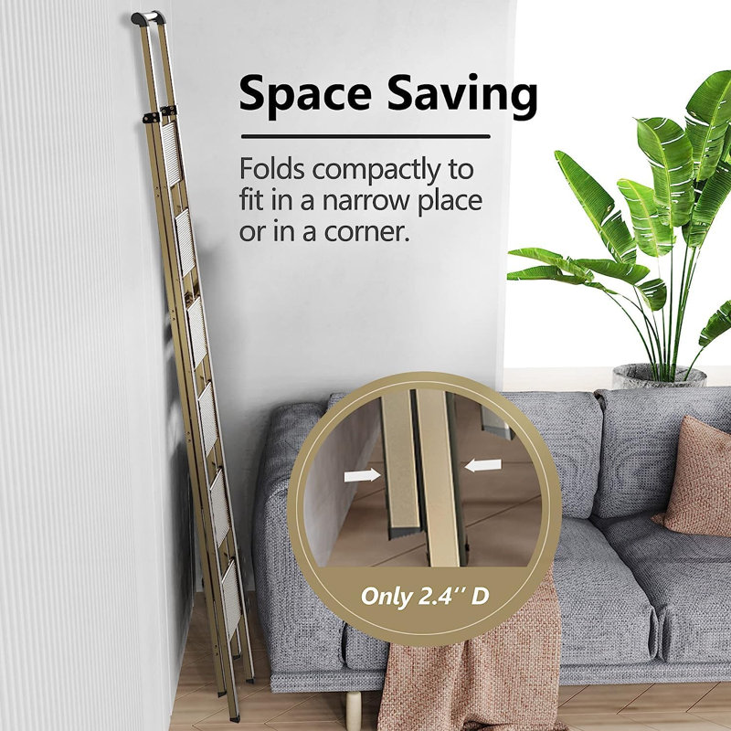 WFX Utility™ 6 Step Ladder,Portable Lightweight Stepladder | Wayfair