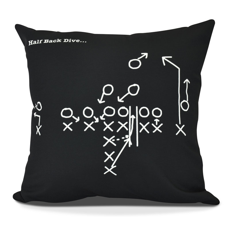 e by design Goals, Gourds, and Gatherings Half Back Dive Outdoor Square ...