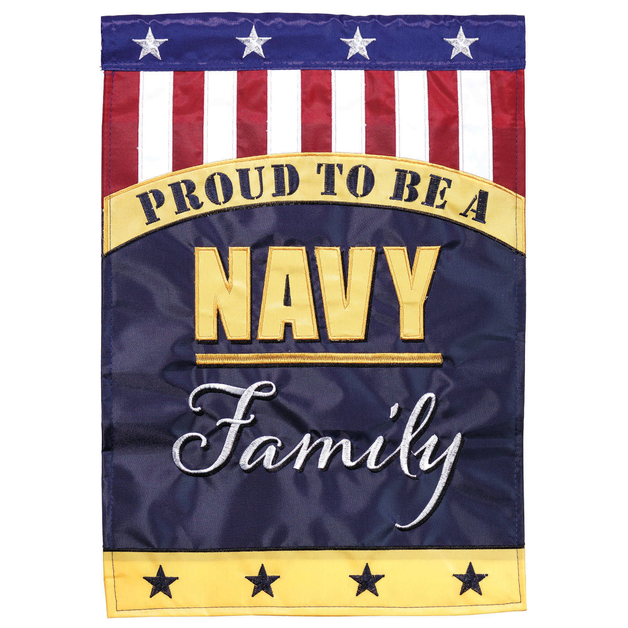 The Holiday Aisle® Flag Navy Family Polyester 29X42 - Wayfair Canada