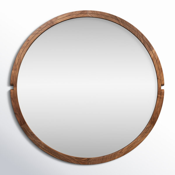 Round Wood Mirrors You'll Love | Wayfair