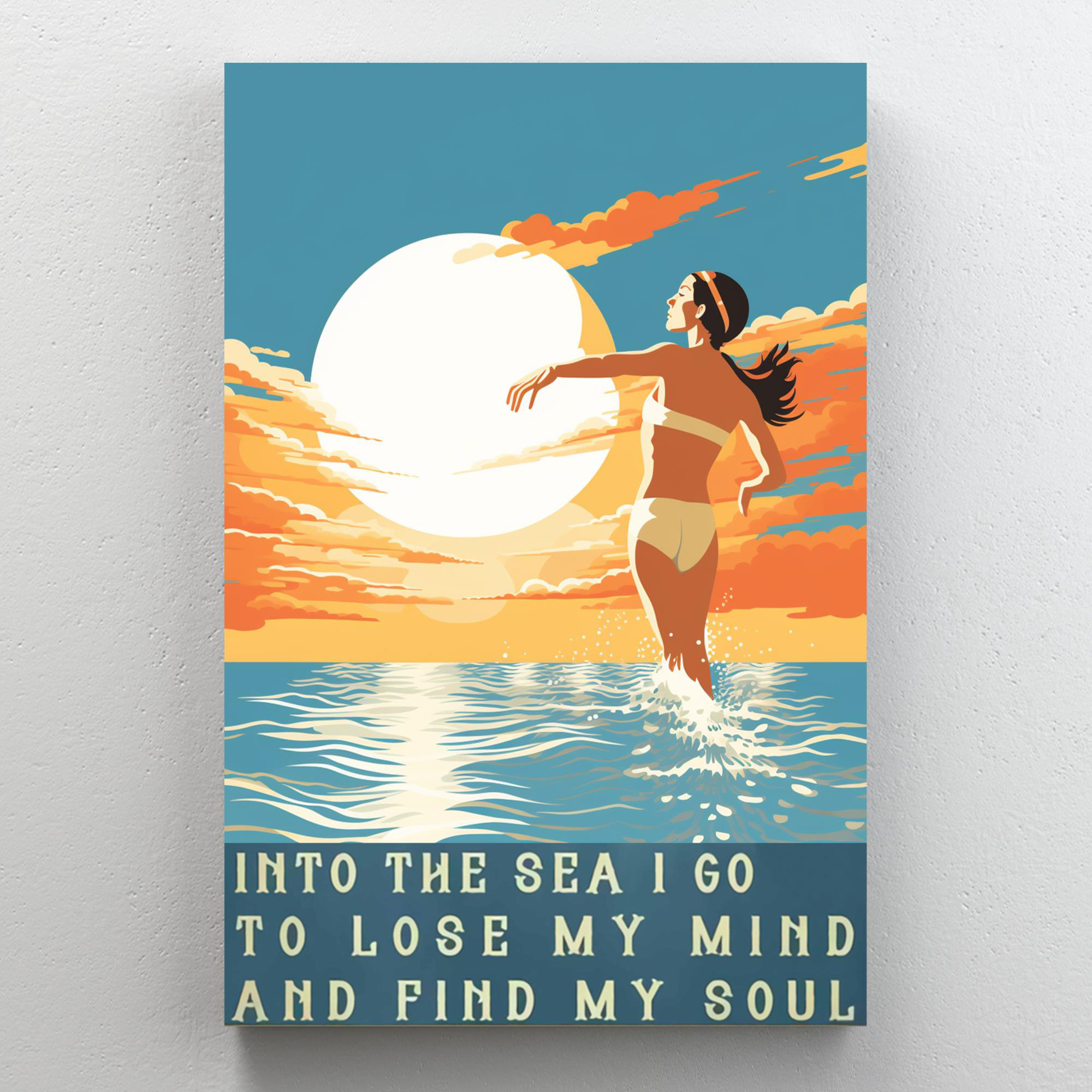 Trinx Woman And Into The Sea I Go 2 - 1 Piece Rectangle Woman And Into ...