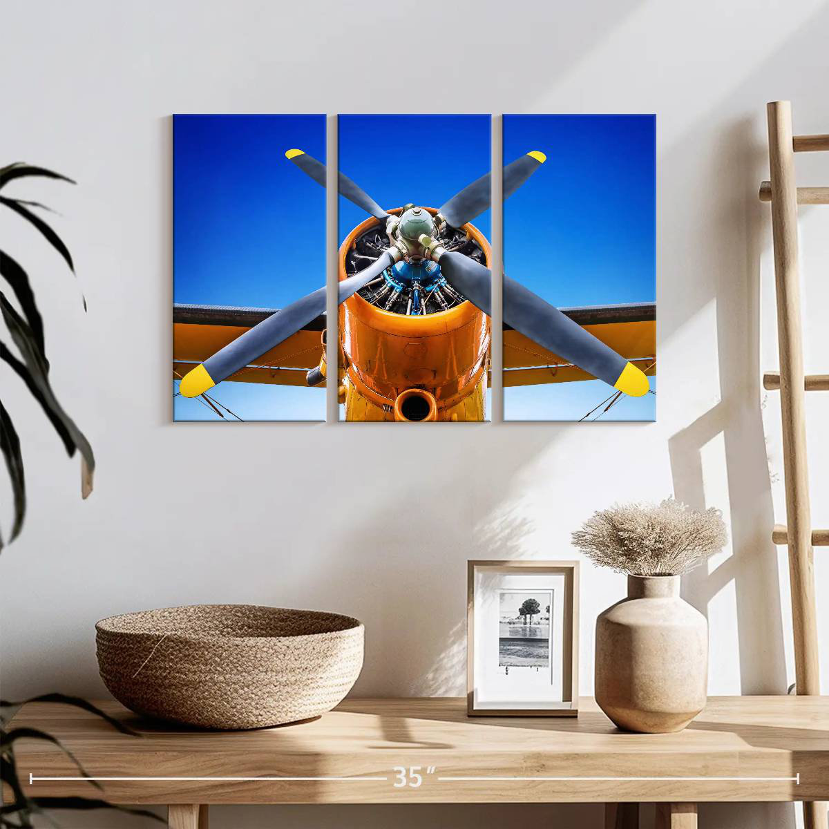 Elephant Stock Yellow Tipped Propeller Plane | Wayfair