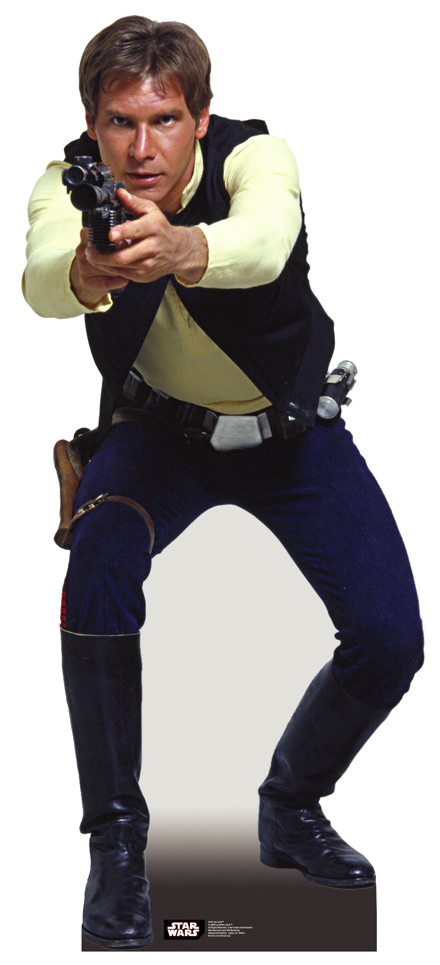 Advanced Graphics Star Wars - Han Solo Life-Size Cardboard Stand-Up ...