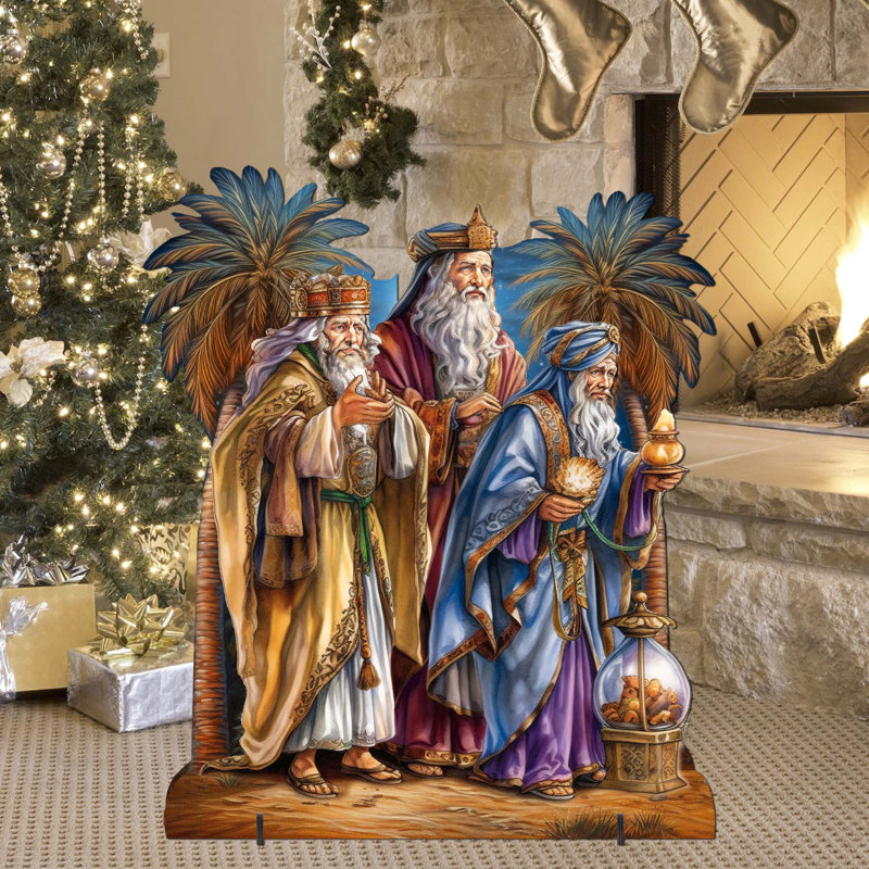 Designocracy Three Wise Men Figurine | Wayfair