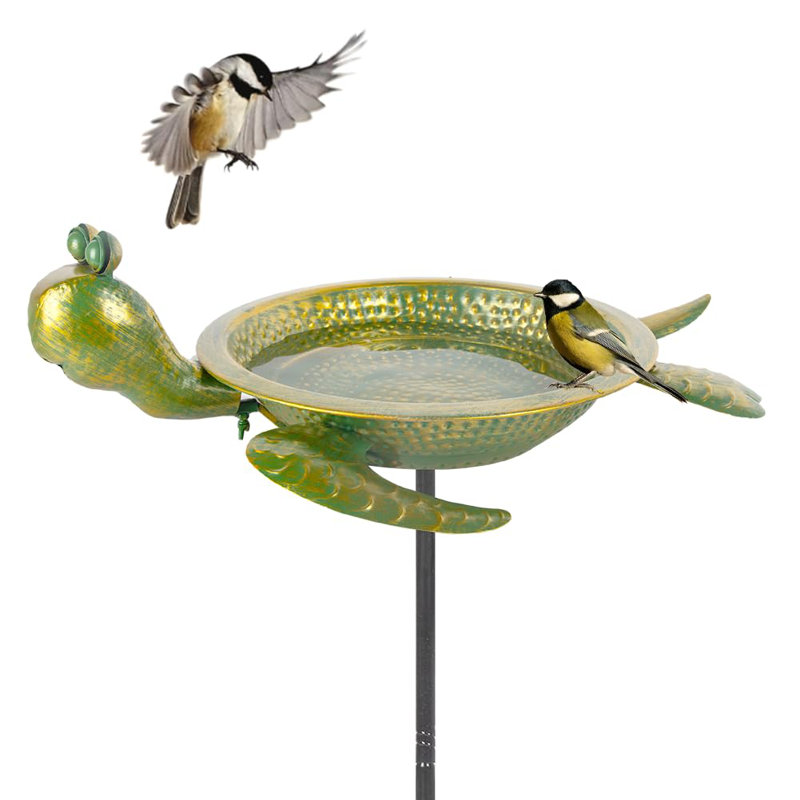Lark Manor™ Turtle Bird Baths,Rustproof Birdbaths For Garden | Wayfair