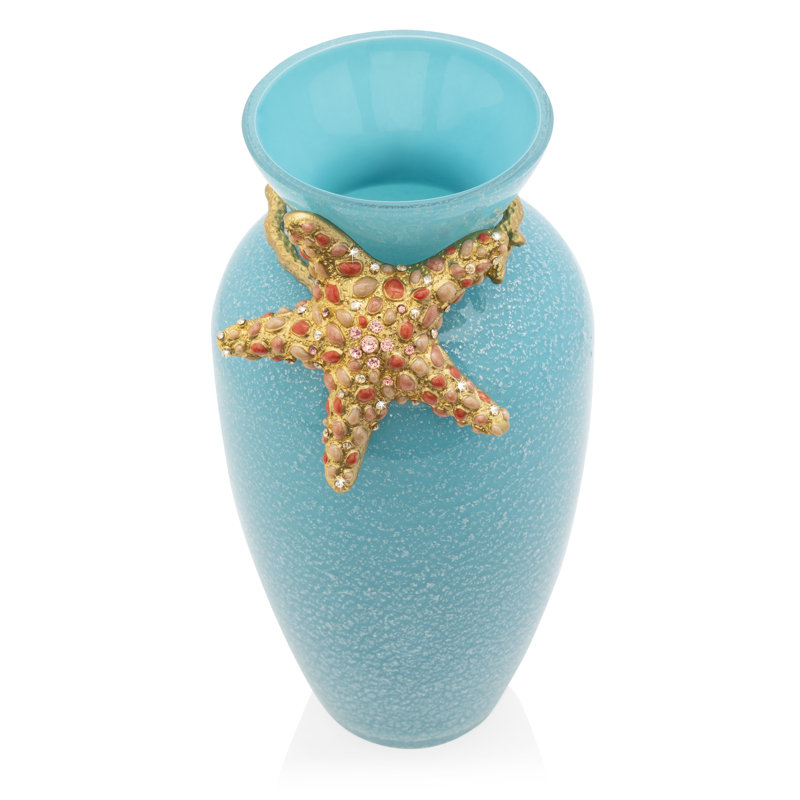 Jay Strongwater Ocean Starfish Vase | Wayfair
