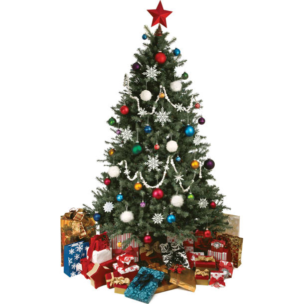 Star Cutouts Christmas Tree Cardboard Standup | Wayfair