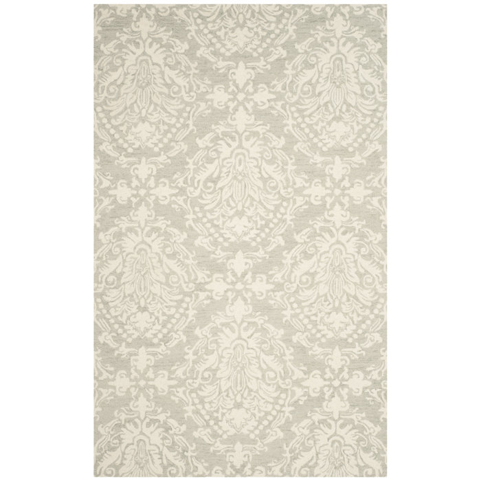 Langley Street Ferrera Hand-Tufted Wool Sage / Ivory Area Rug & Reviews ...