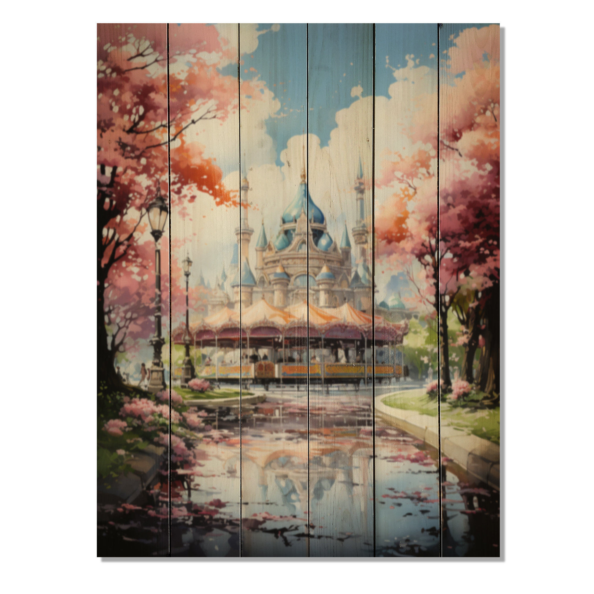Red Barrel Studio® Carousel Whimsical Delight VII On Wood Print ...