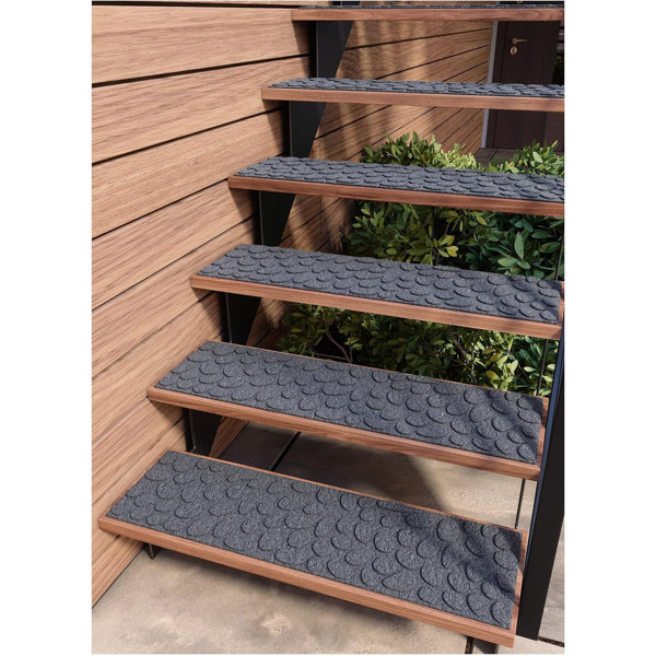Latitude Run® Bryonie Stair Gray Tread | Wayfair