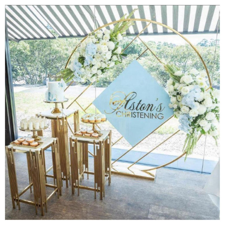 Le Prise™ Milliken Steel Backdrops & Signs | Wayfair