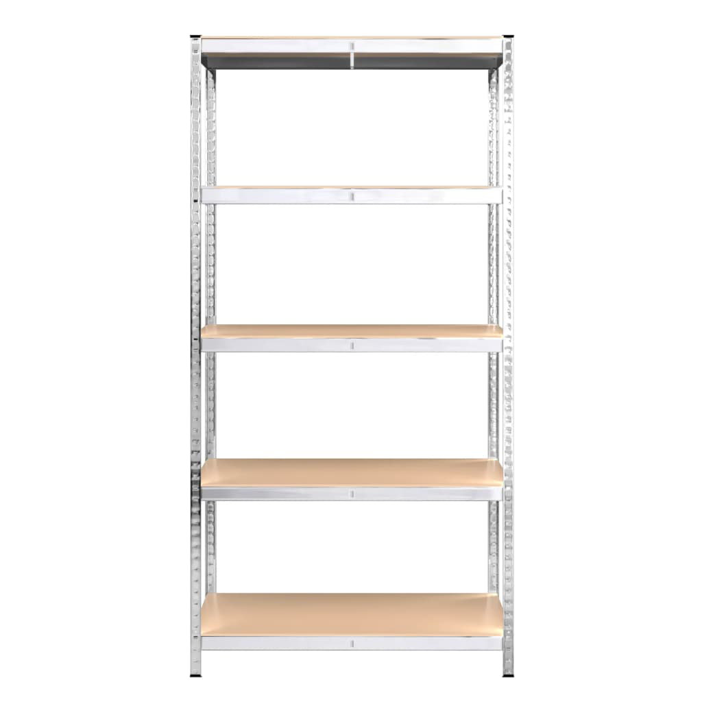 Rebrilliant Shelf Storage Bookshelf Shelving Unit 5-Layer Steel and ...