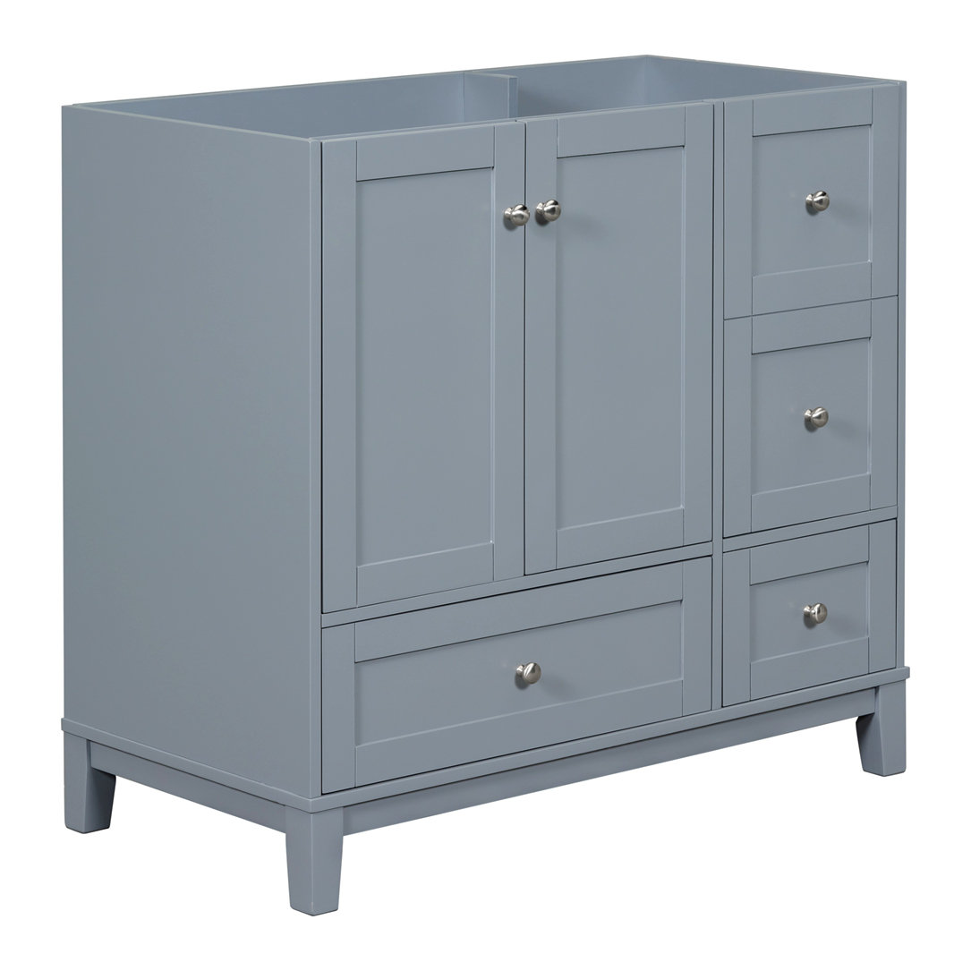 Winston Porter Trasen 35.4'' Single Bathroom Vanity Base Only | Wayfair
