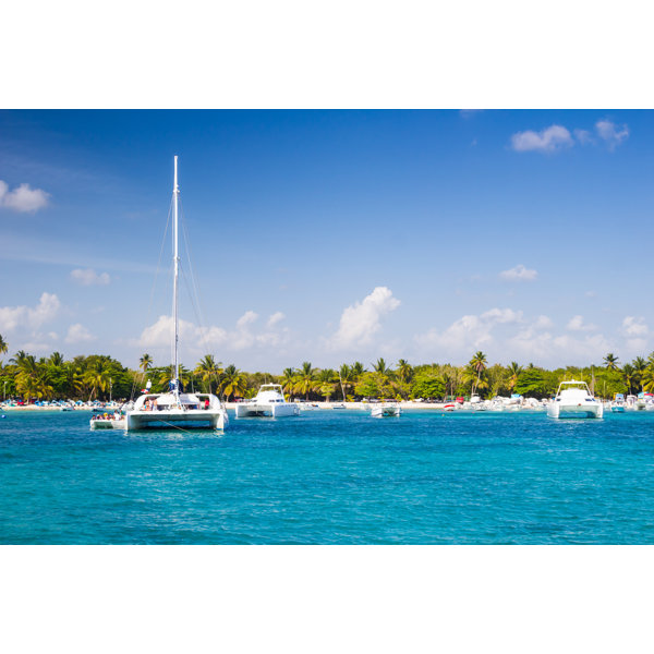 Breakwater Bay Catamarans In The Harbor by KellyISP - Wrapped Canvas ...