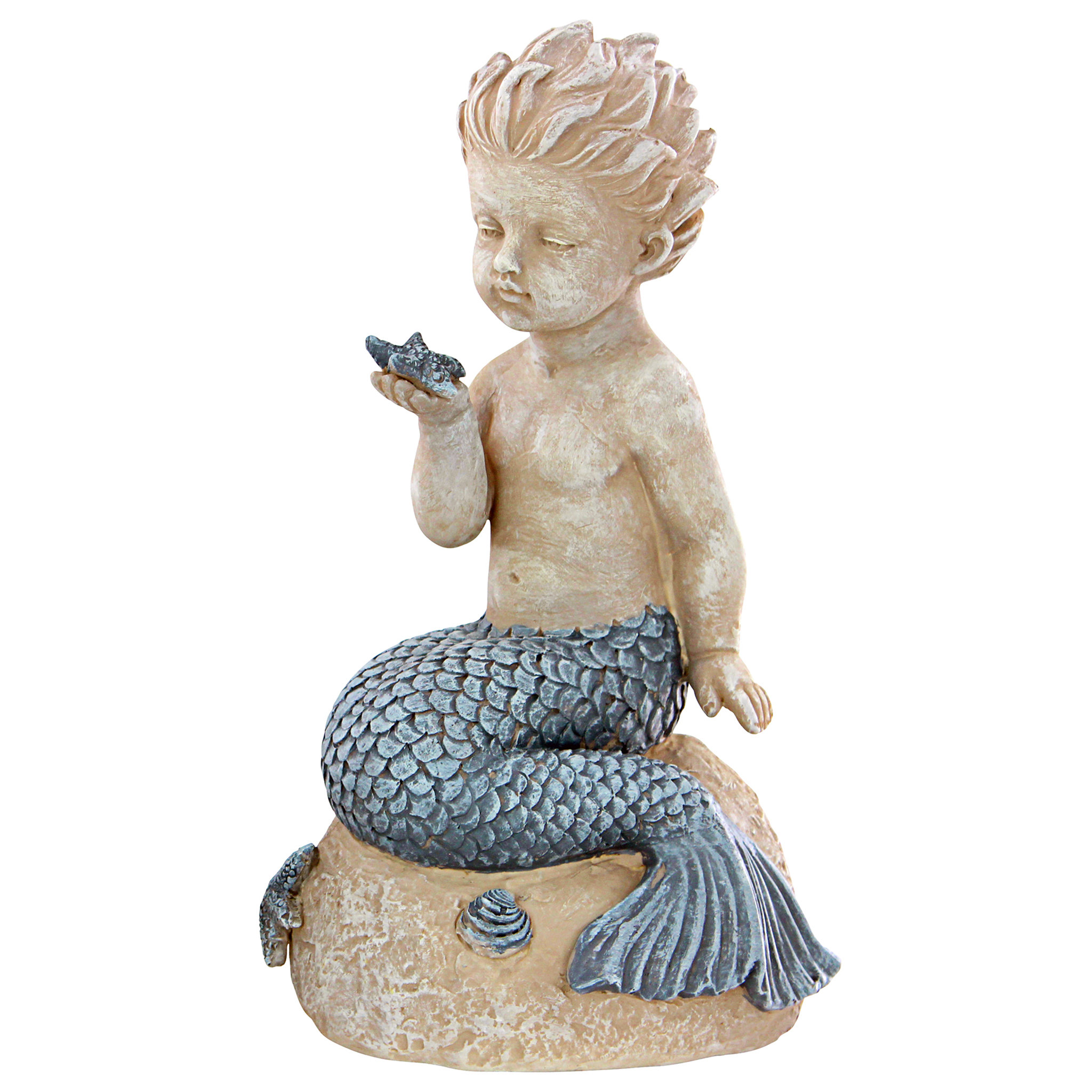 Design Toscano Jewels of the Deep Merman Statue & Reviews - Wayfair Canada