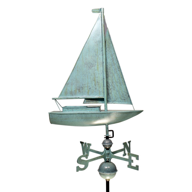 Breakwater Bay Kibby 46'' H Aluminum Nautical & Beach Weathervane | Wayfair