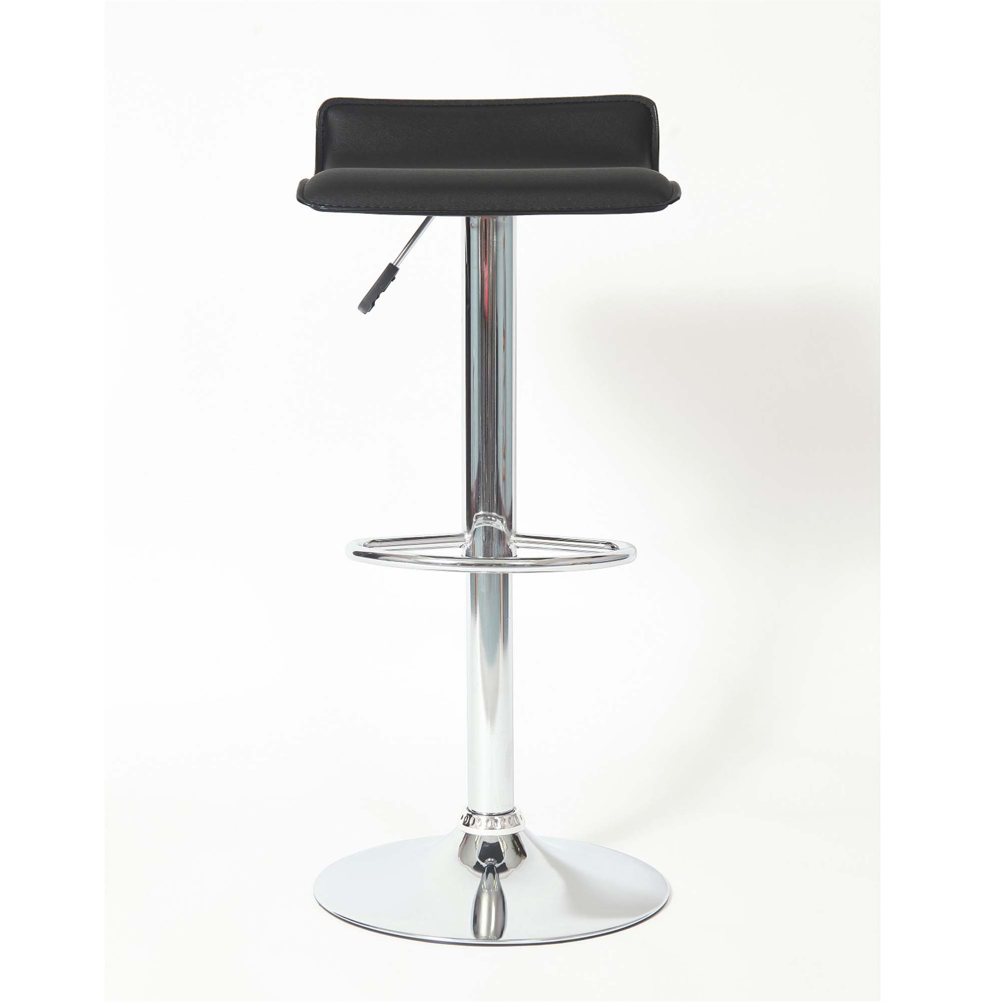 Ivy Bronx Contemporary Chrome Air Lift Adjustable Swivel Stools With ...