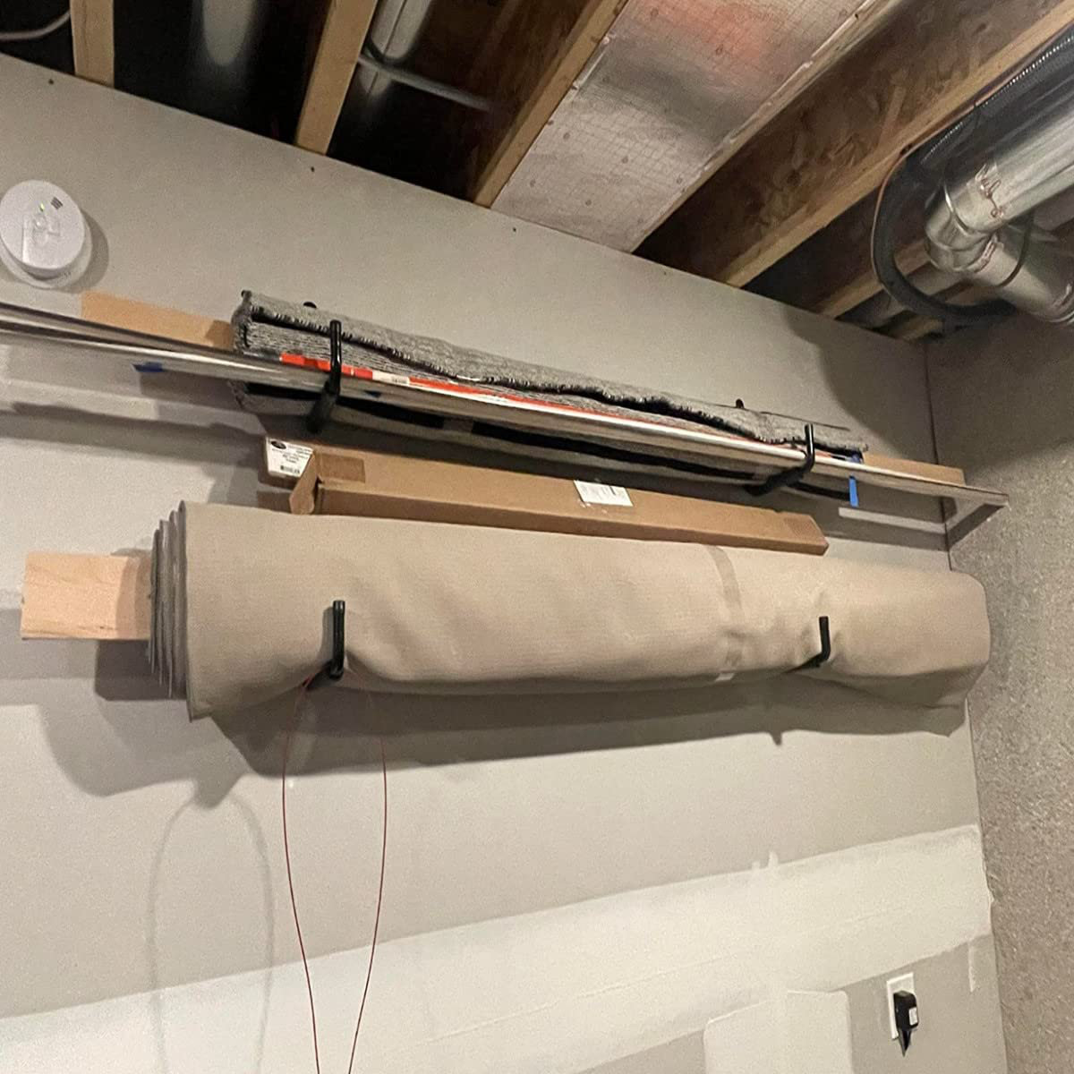 17 Stories Garage Storage Ladders Hooks, 6 Pack Heavy Duty Utility ...