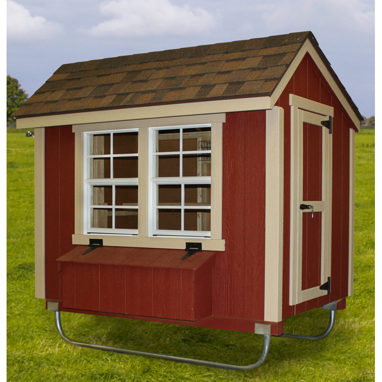 Alpine Structures 24 Square Feet Chicken Coop with Nesting Box For Up ...