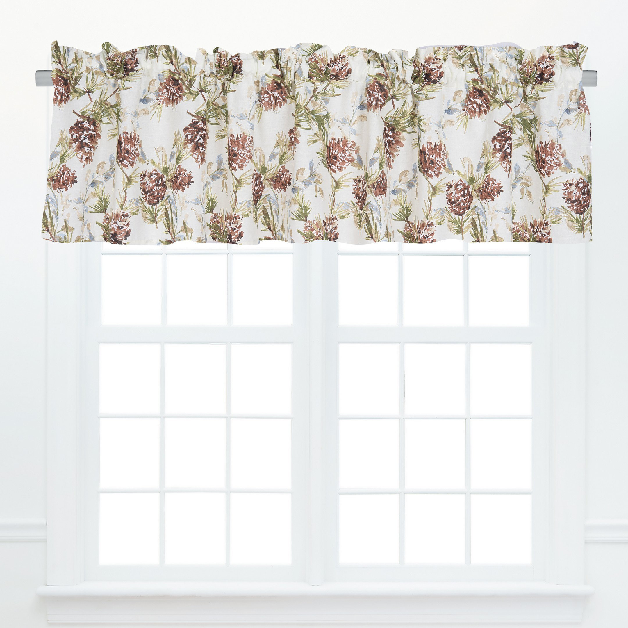 C&F Home Cooper Pines Rustic Lodge Brown Valance Window Treatment | Wayfair