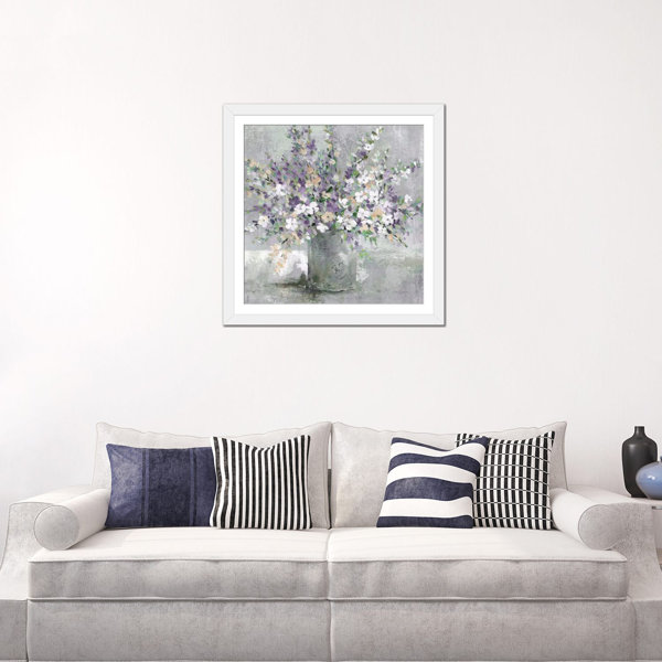 Red Barrel Studio® Farmhouse Lavender Framed On Paper by Carol Robinson ...