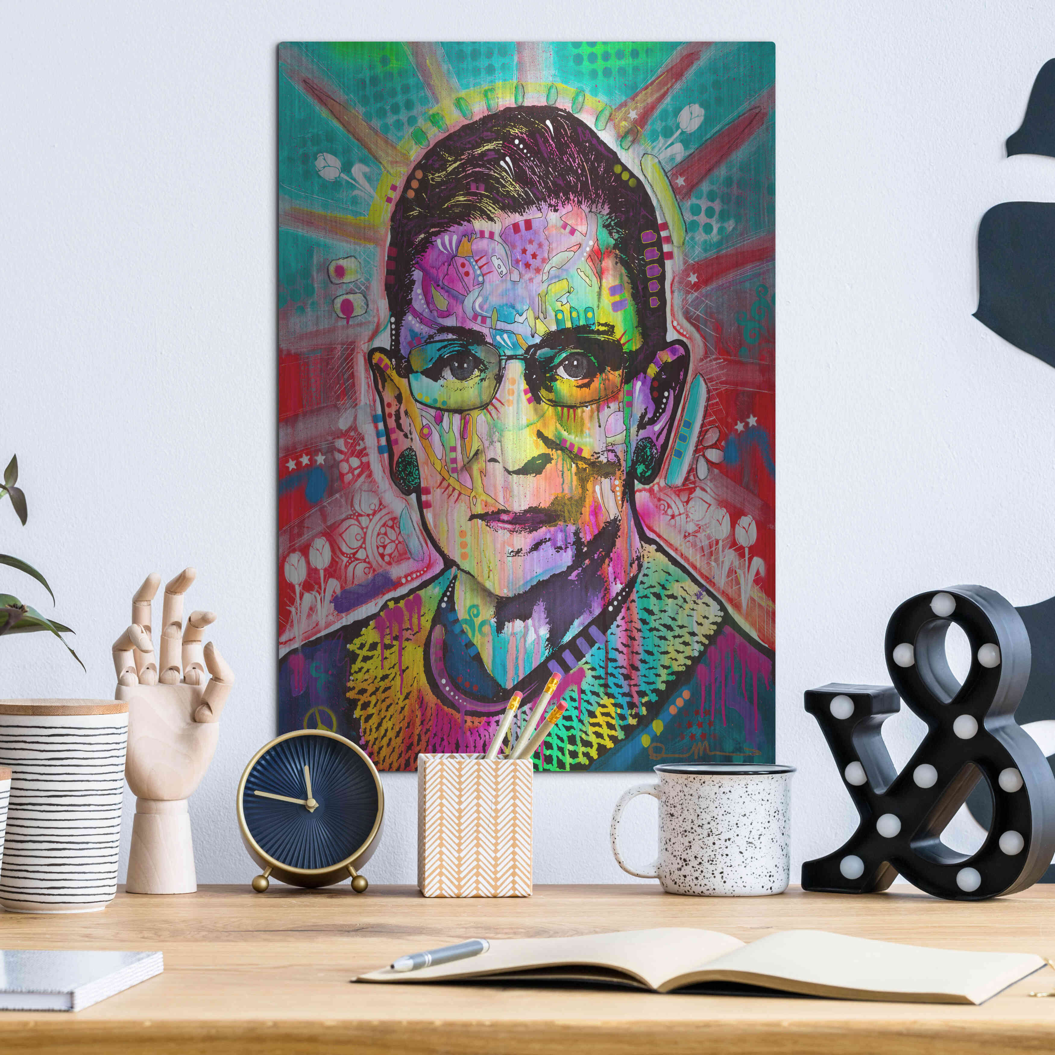 Trinx 'Ruth Bader Ginsburg' by Dean Russo, Metal Wall Art | Wayfair