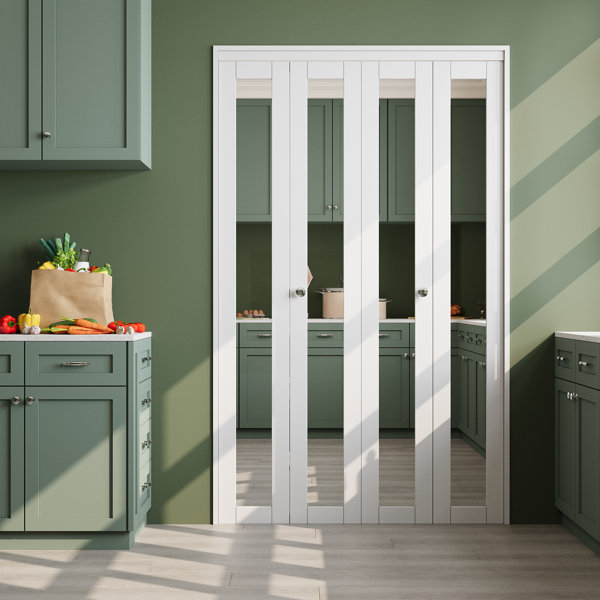 ARK DESIGN Double Bifold Doors Mirror Solid Manufactured Wood ...
