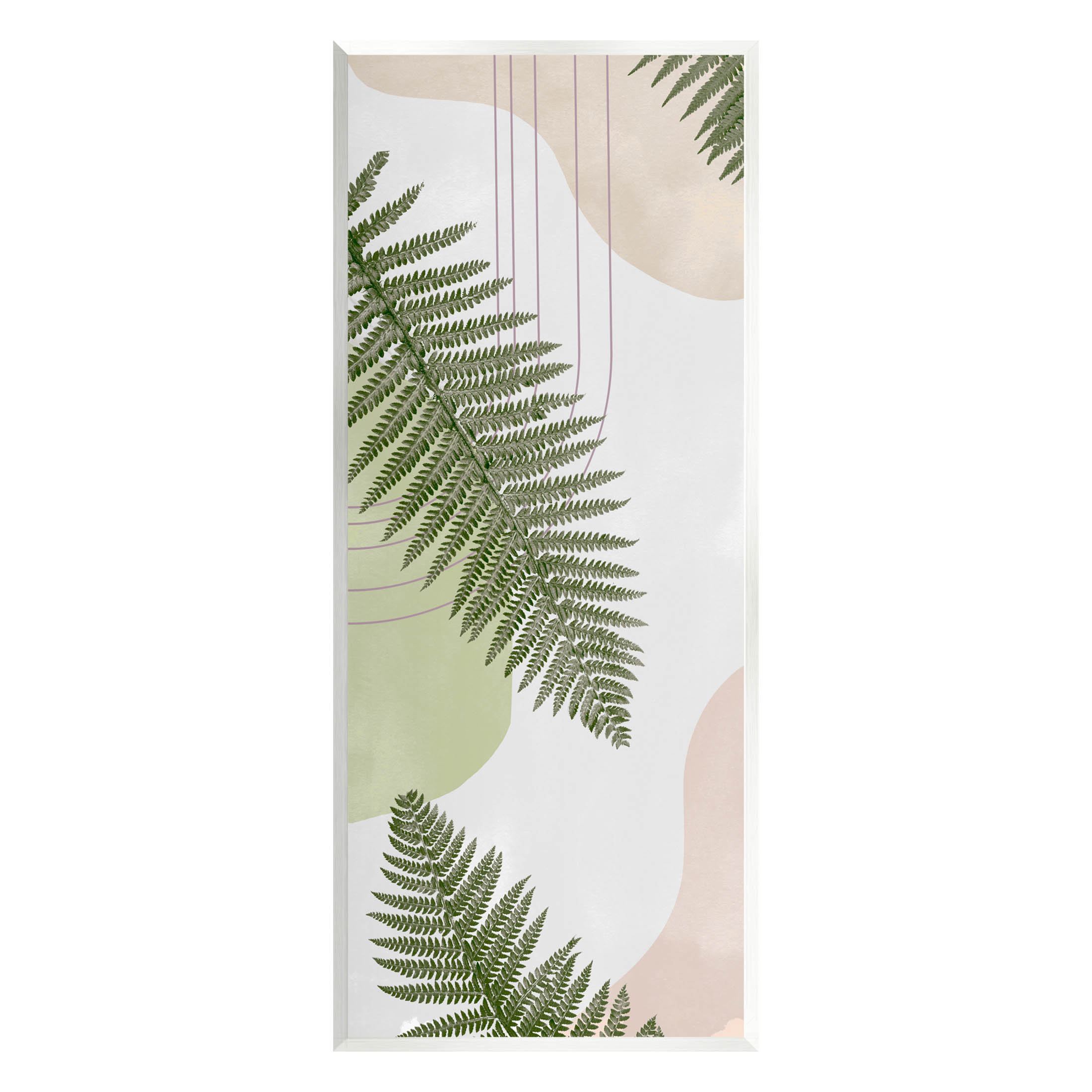 Bay Isle Home™ Pastel Shapes Fern Sprouts Wall Plaque Art By Ziwei Li ...