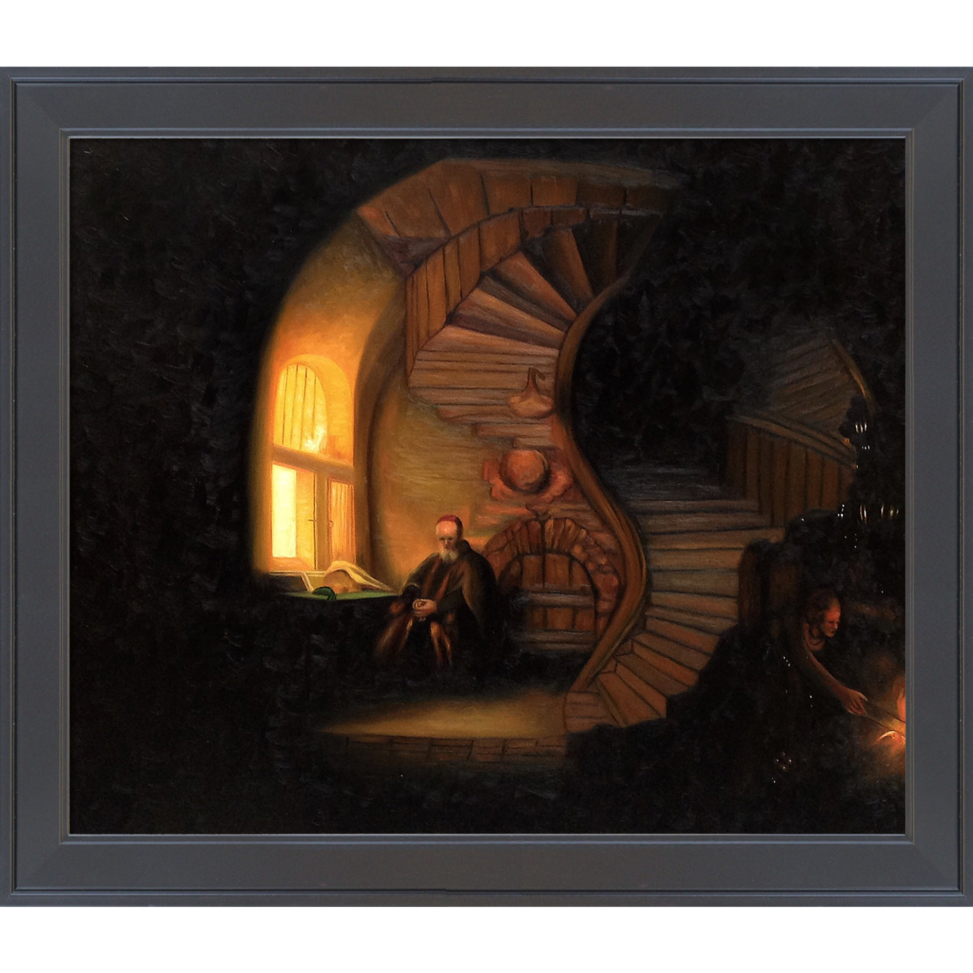 Wildon Home® La Pastiche The Philosopher In Meditation With Gallery ...