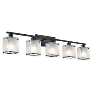 Hokku Designs Grovene 5 - Light Dimmable Vanity Light | Wayfair