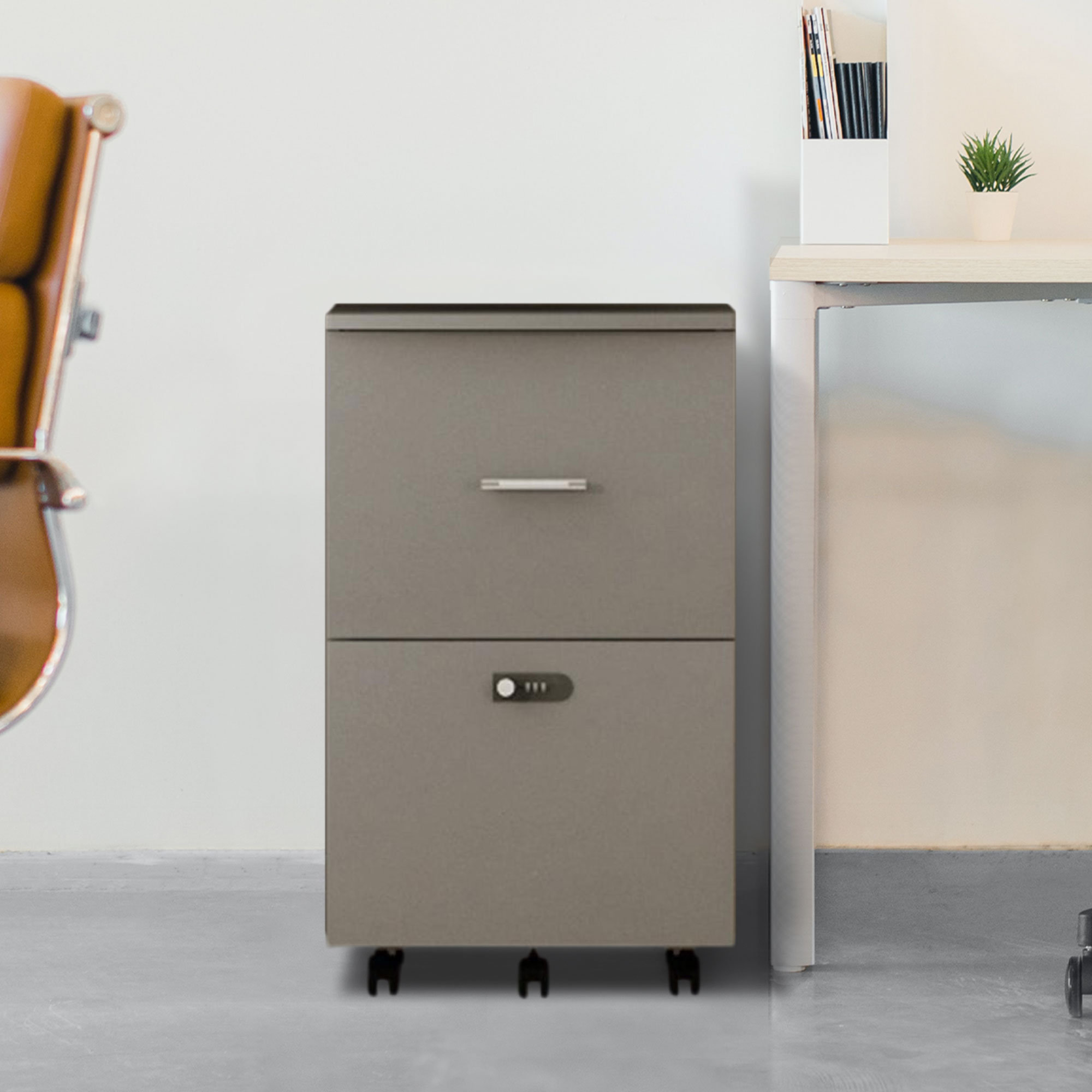 Ebern Designs Annarama 16.93'' Wide 2 -Drawer Mobile File Cabinet | Wayfair