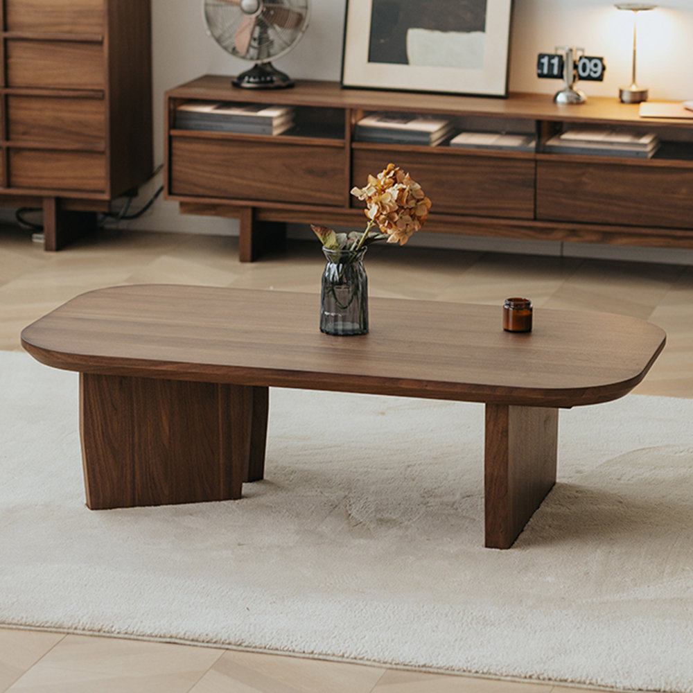 Bkoksety Solid wood multi-functional simple tea table - Wayfair Canada