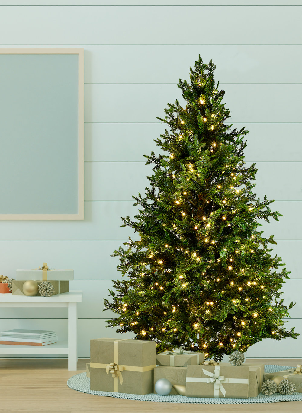The Holiday Aisle® 5' H Green Most Realistic Artificial Pine Cashmere ...