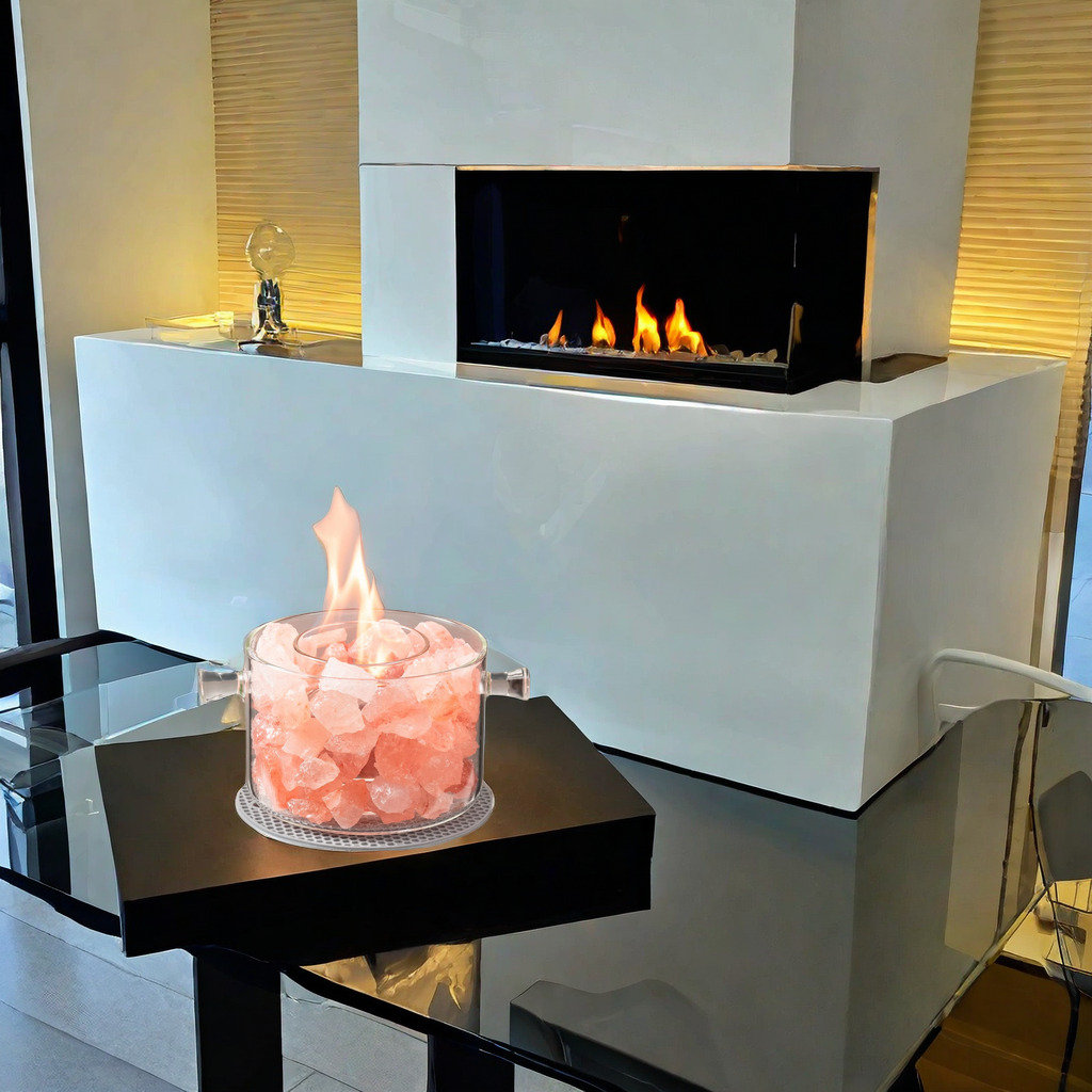 CMCUSTOM Concrete Alcohol Tabletop Fireplace | Wayfair