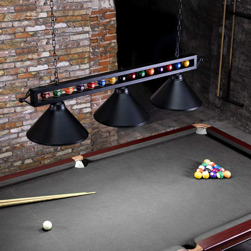 Winston Porter Mickael 3 - Light Pool Table Lights Pendant & Reviews ...