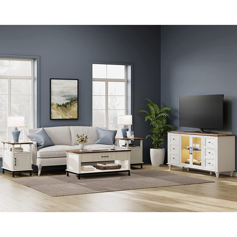 August Grove® Antez 4 Piece Coffee Table Set | Wayfair